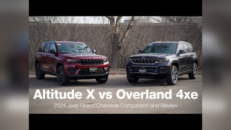2024 Jeep Grand Cherokee Altitude vs Altitude X: Key Differences