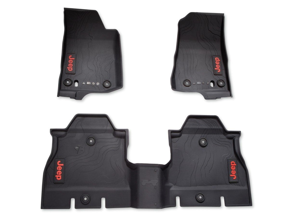 Jeep Wrangler 2 Door Front Rubber Slush Mats Mopar Genuine Review