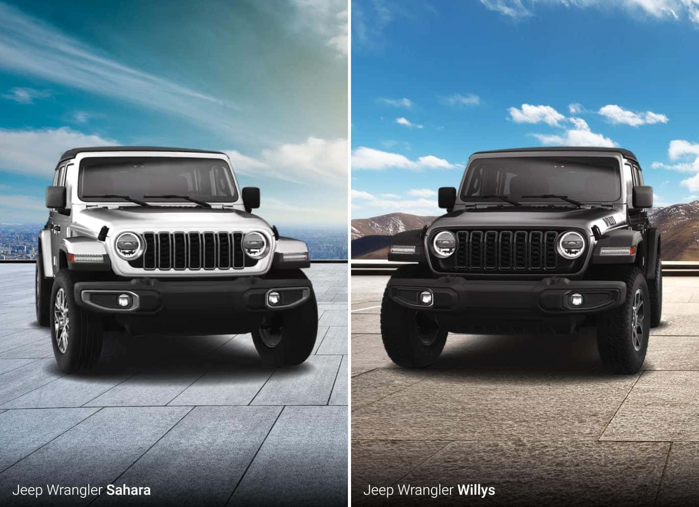 Jeep Wrangler Willys Wheeler Vs Rubicon