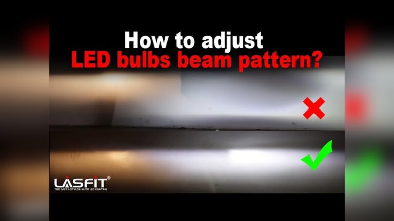 How To Adjust LED Headlight Beam Pattern Easily & Accurately
