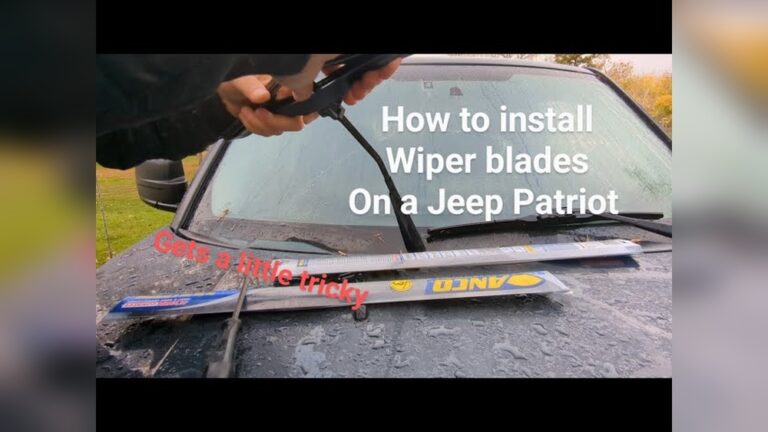 How To Change Windshield Wipers Jeep Patriot: Easy DIY Guide