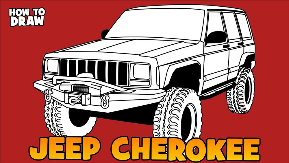 How To Draw A Jeep Cherokee: Step-by-Step Beginner’s Guide