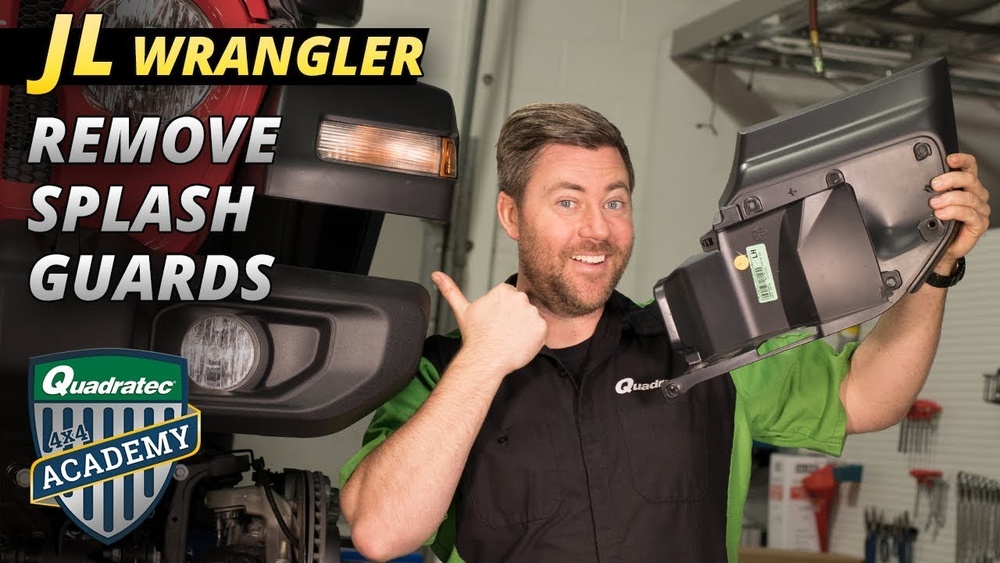 How To Easily Remove The Splash Guard Of Jeep Wrangler Safely