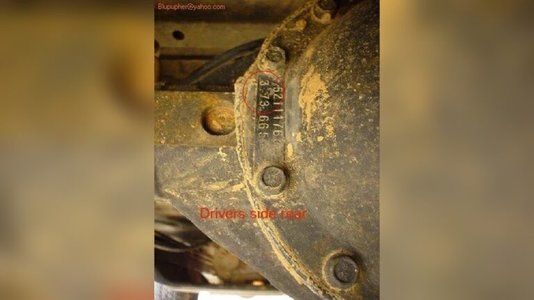 How To Find Gear Ratio On Jeep Wrangler: Easy Step-by-Step Guide
