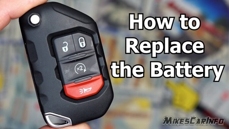 How To Open Jeep Key Fob Battery: Easy Step-by-Step Guide