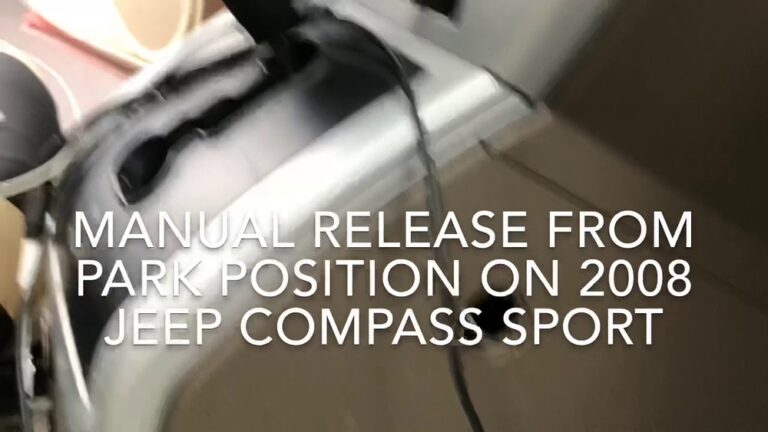 How To Put Jeep Compass In Neutral With Dead Battery Easily
