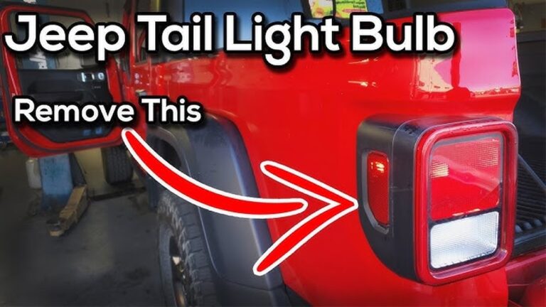 How To Remove Jeep Gladiator Tail Lights: Step-by-Step Guide
