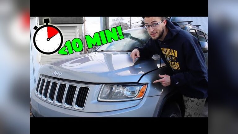 How To Replace Jeep Grand Cherokee Headlight Bulb Easily