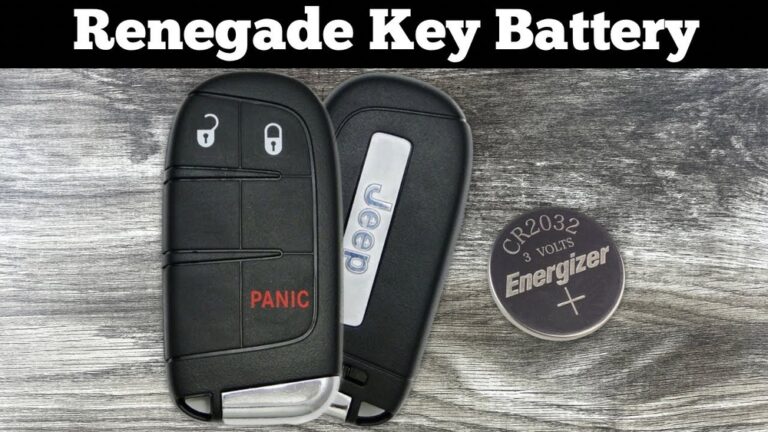 How To Replace Key Fob Battery Jeep Renegade: Step-by-Step Guide