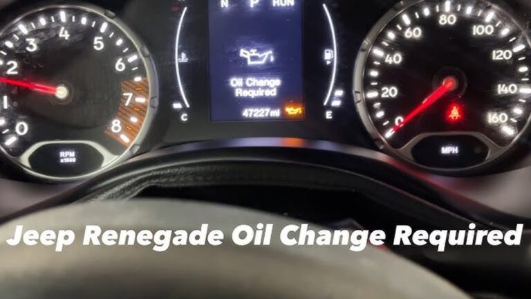 How To Reset Oil Light 2020 Jeep Renegade: Quick Guide