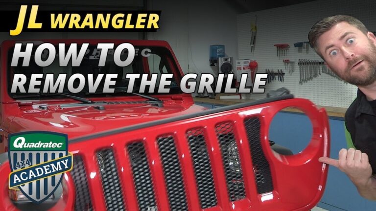 How To Take Grill Off Jeep Wrangler: Quick and Easy Guide
