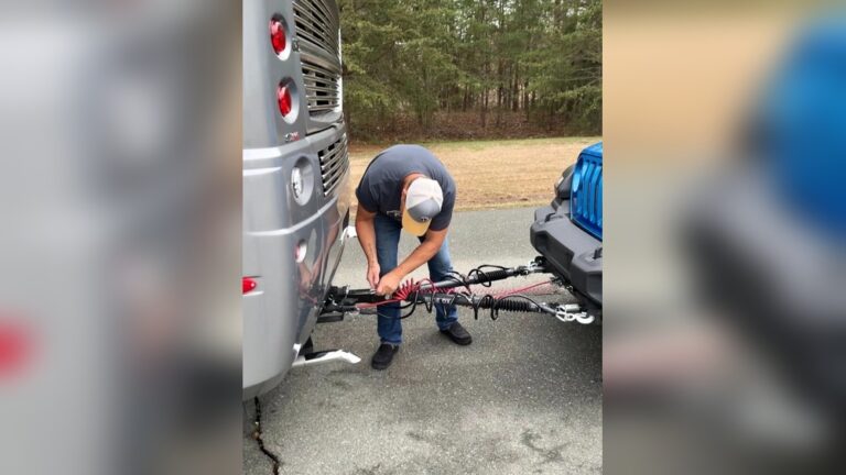 How To Tow A Jeep Behind A Motorhome: Expert Tips & Guide