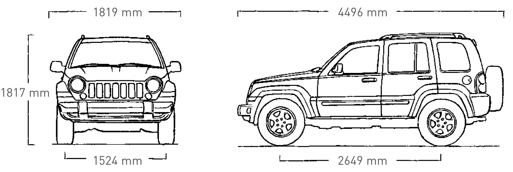 How Wide Is A Jeep Liberty