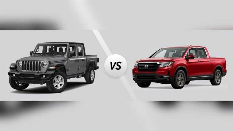 Jeep Gladiator Vs Honda Ridgeline: Ultimate Truck Showdown