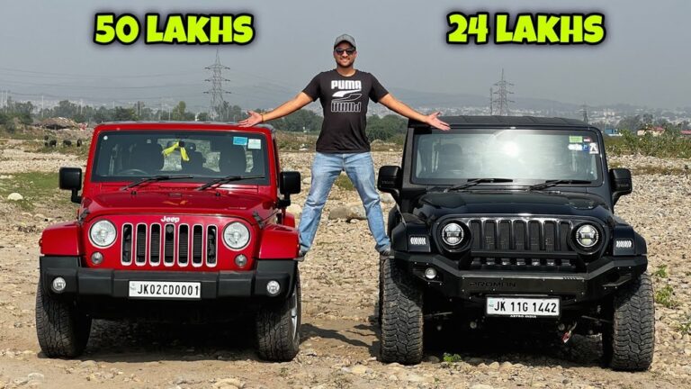 Jeep Wrangler Vs Mahindra Thar
