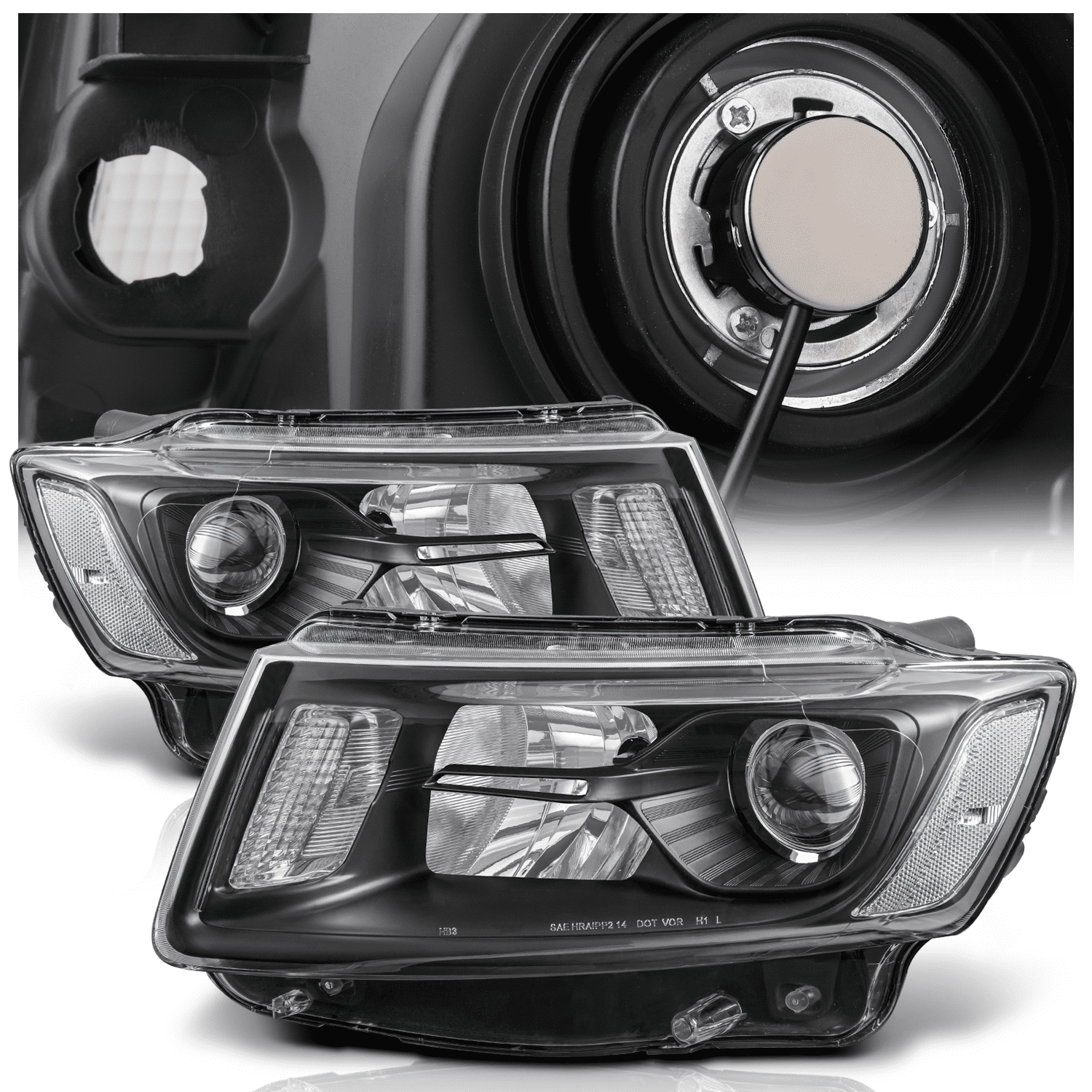 Jeep Grand Cherokee Headlight Assembly: Upgrade for Brighter Drives