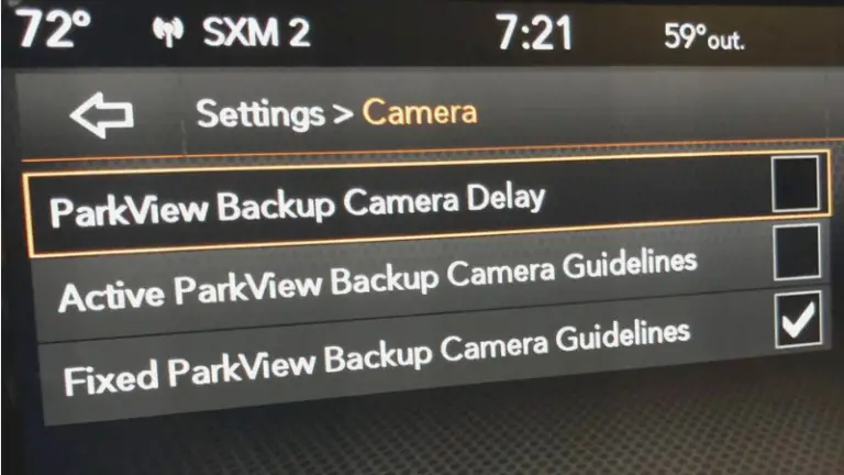 What Is Parkview Backup Camera Delay? Grid Lines Disappear?