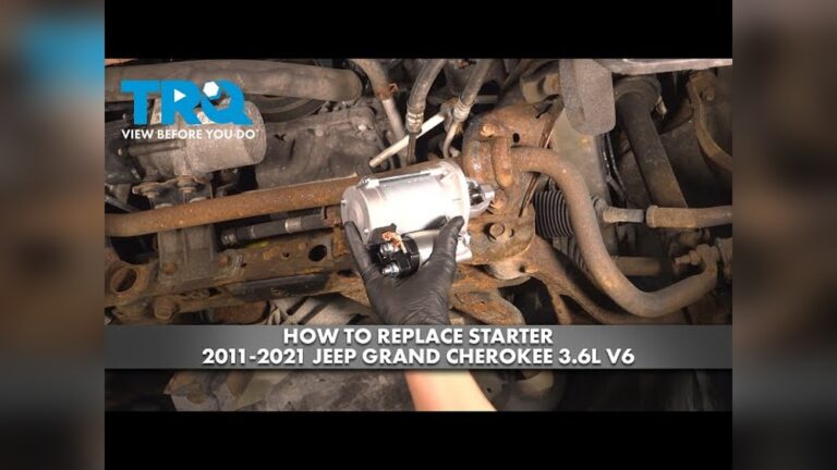 Where Is The Starter On A Jeep Cherokee