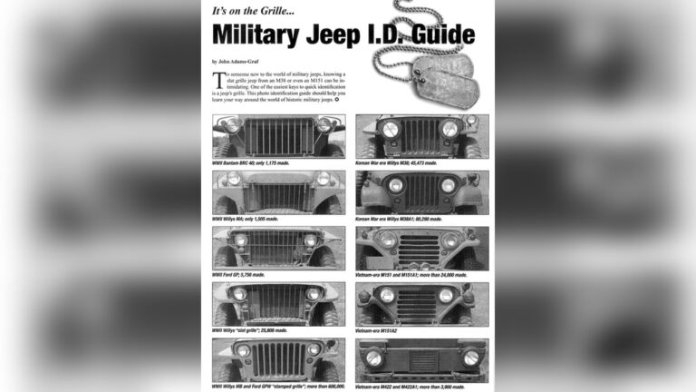 Why Does Jeep Have 7 Slots In The Grill? The Surprising History